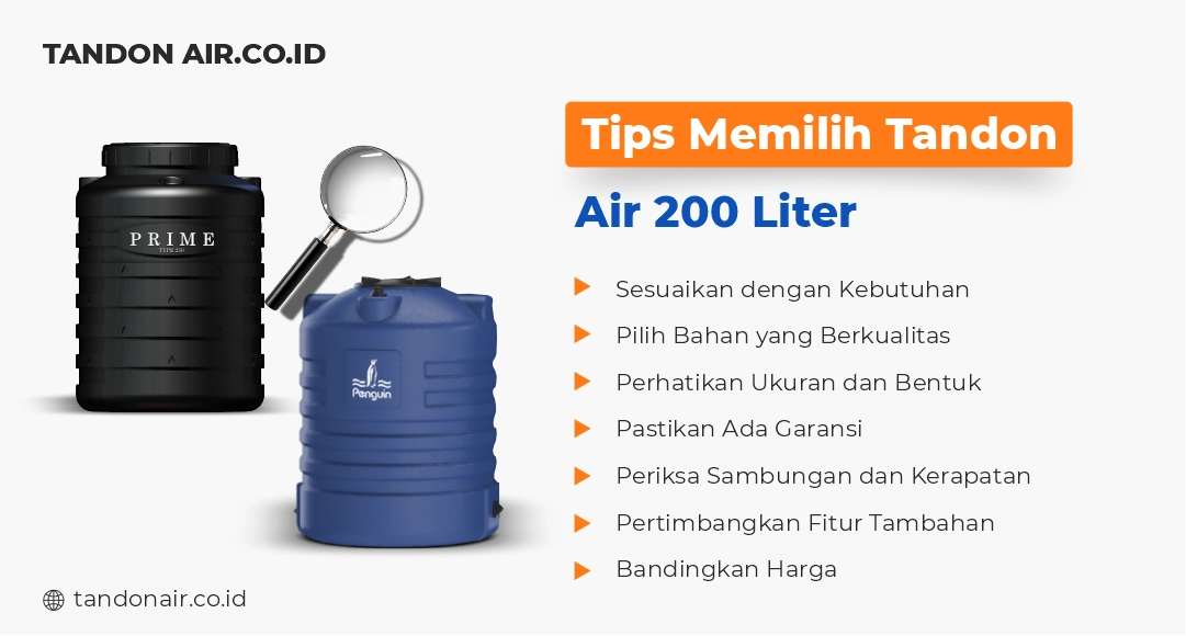4 Harga Tandon Air 200 Liter Termurah - Tandon Air