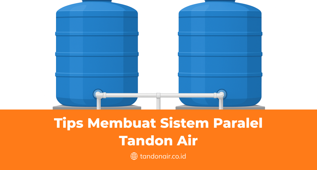 Tips Membuat Sistem Paralel Tandon Air di Rumah - Tandon Air