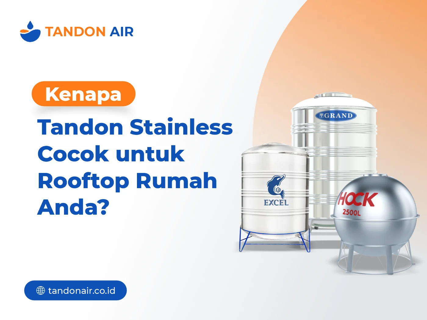 Kenapa Tandon Stainless Cocok untuk Rooftop Rumah Anda? - Tandon Air