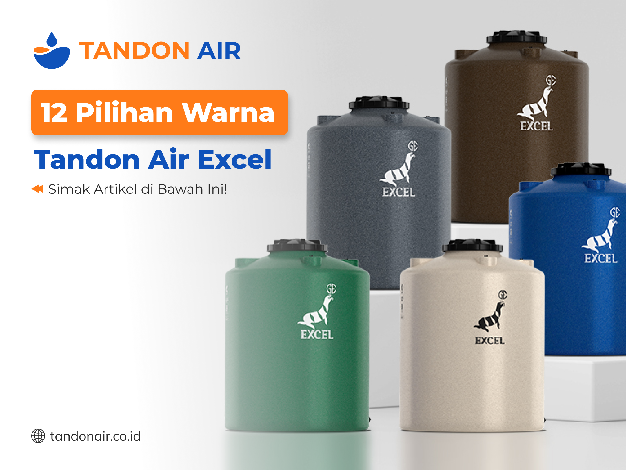 12 Pilihan Warna Tandon Air Excel - Tandon Air